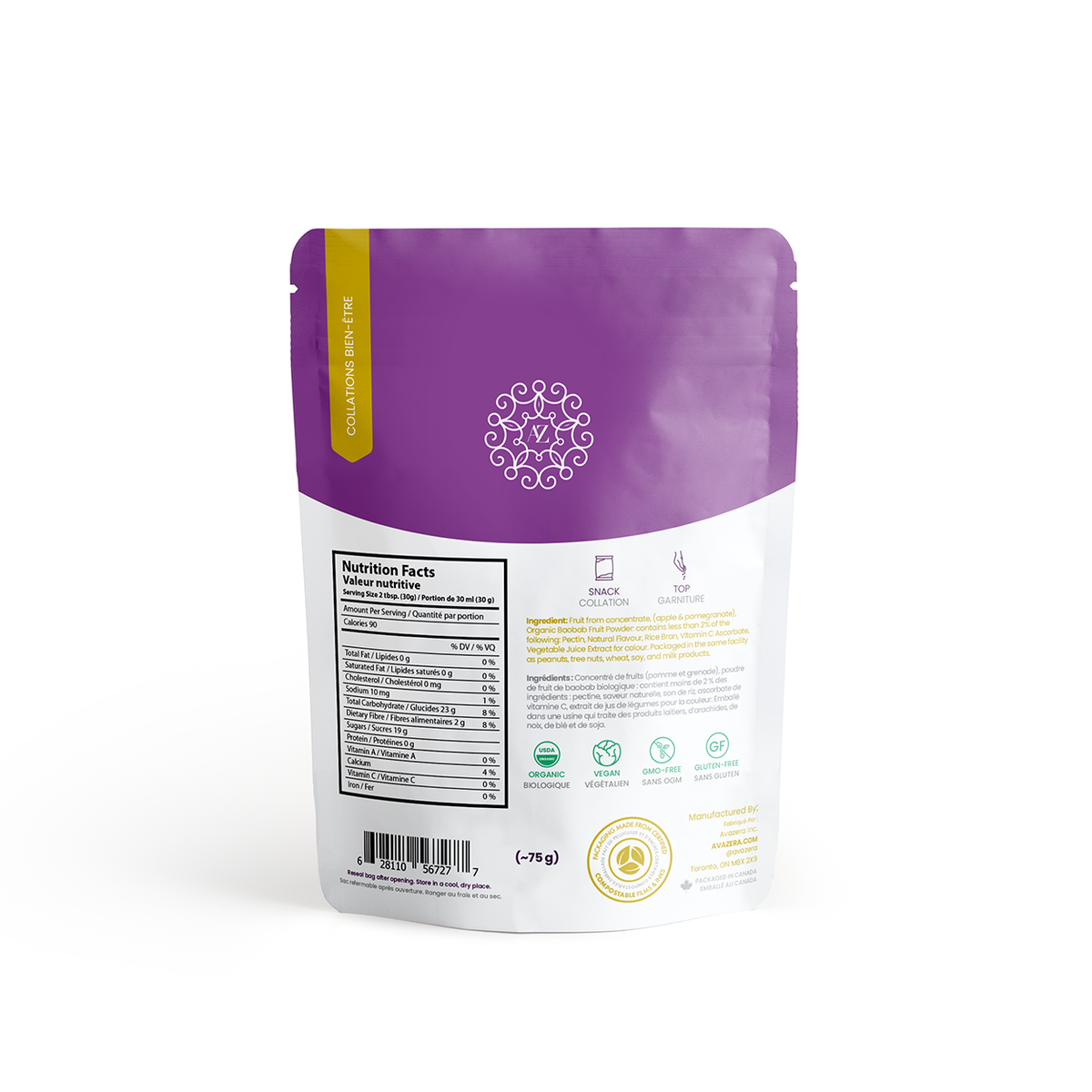 Organic Healthy Baobab Fruit Candy | Avazera